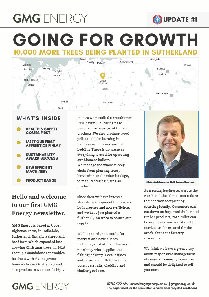 Our First Ever Newsletter! – GMG Energy